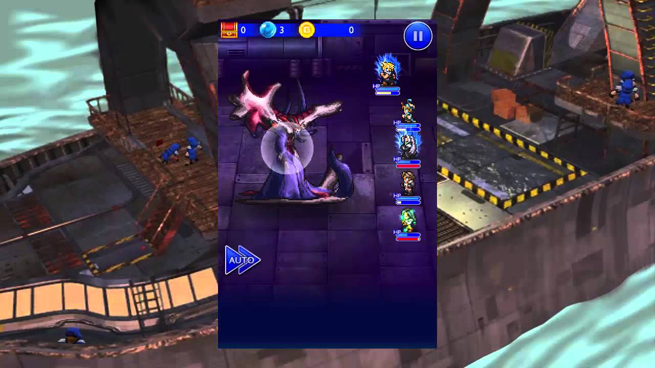 FFRK FF VII - The Jenova Elite - Shinra Cargo Ship - YouTube