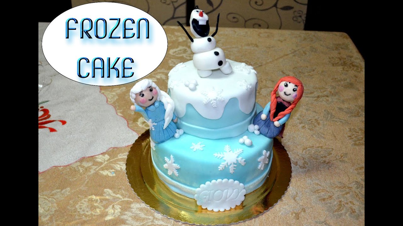 HOW TO MAKE A FROZEN CAKE - YouTube