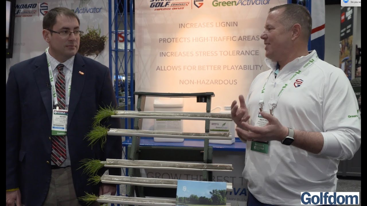 GCSAA Trade Show Standard Golf Booth Visit - YouTube