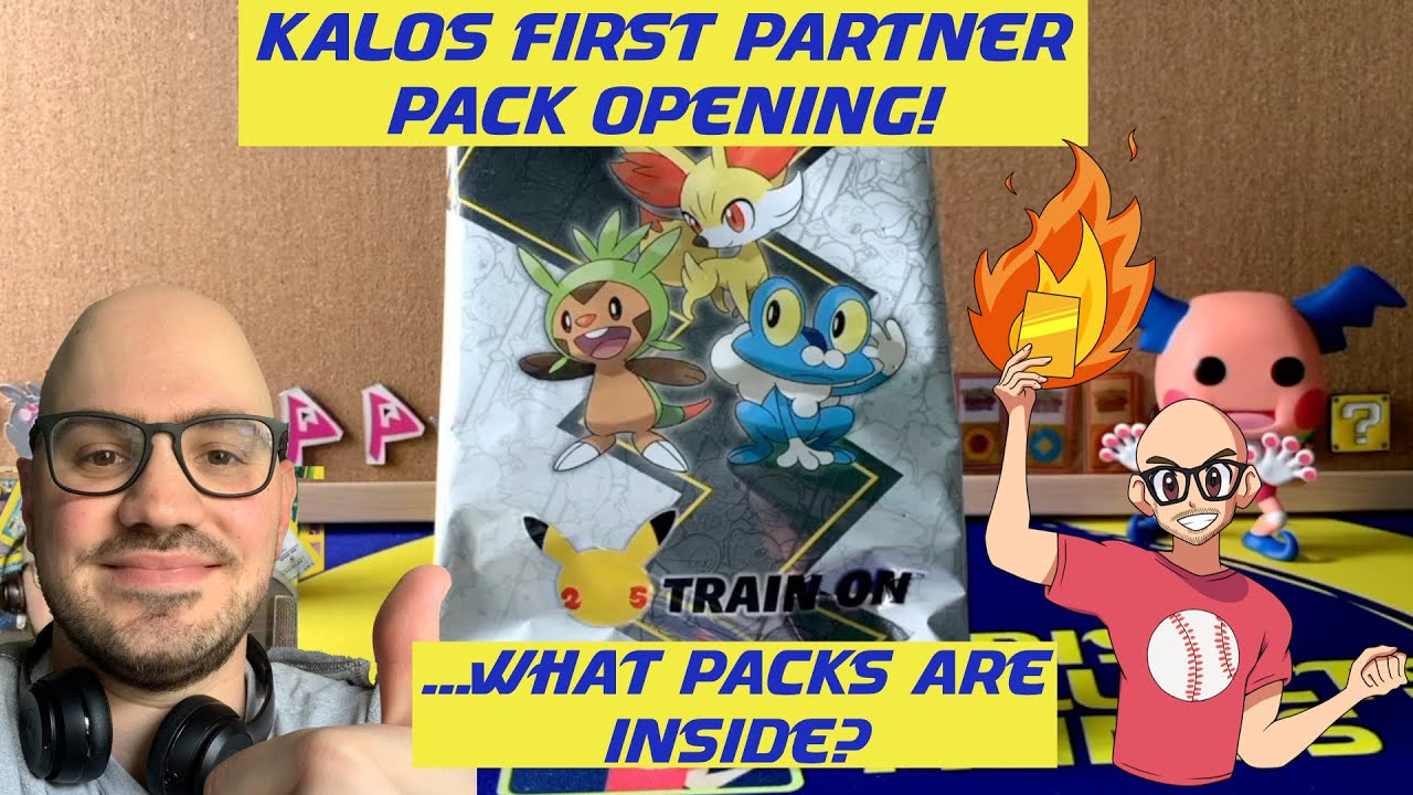 Kalos First Partner Pack Opening 2021 - Pokemon TCG 25th Anniversary ...