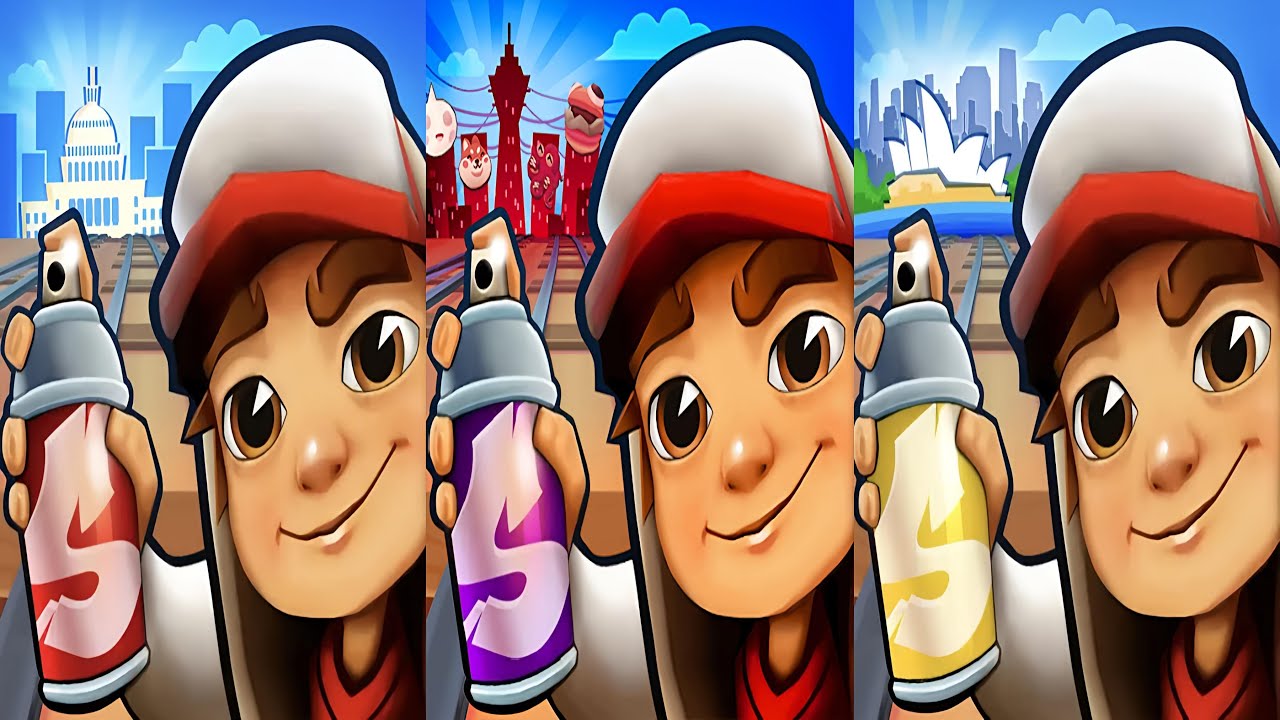 Subway Surfers : Washington DC 2025 🆚 Sydney 2024 🆚 North Pole 2023 ...