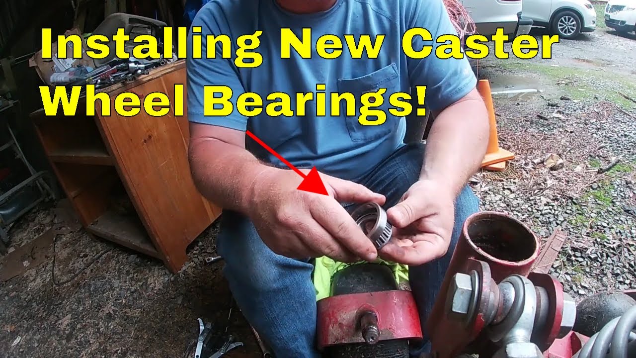 Quick DIY: Changing Caster Bearings on Ferris ISX 2200 Zero turn Mower ...
