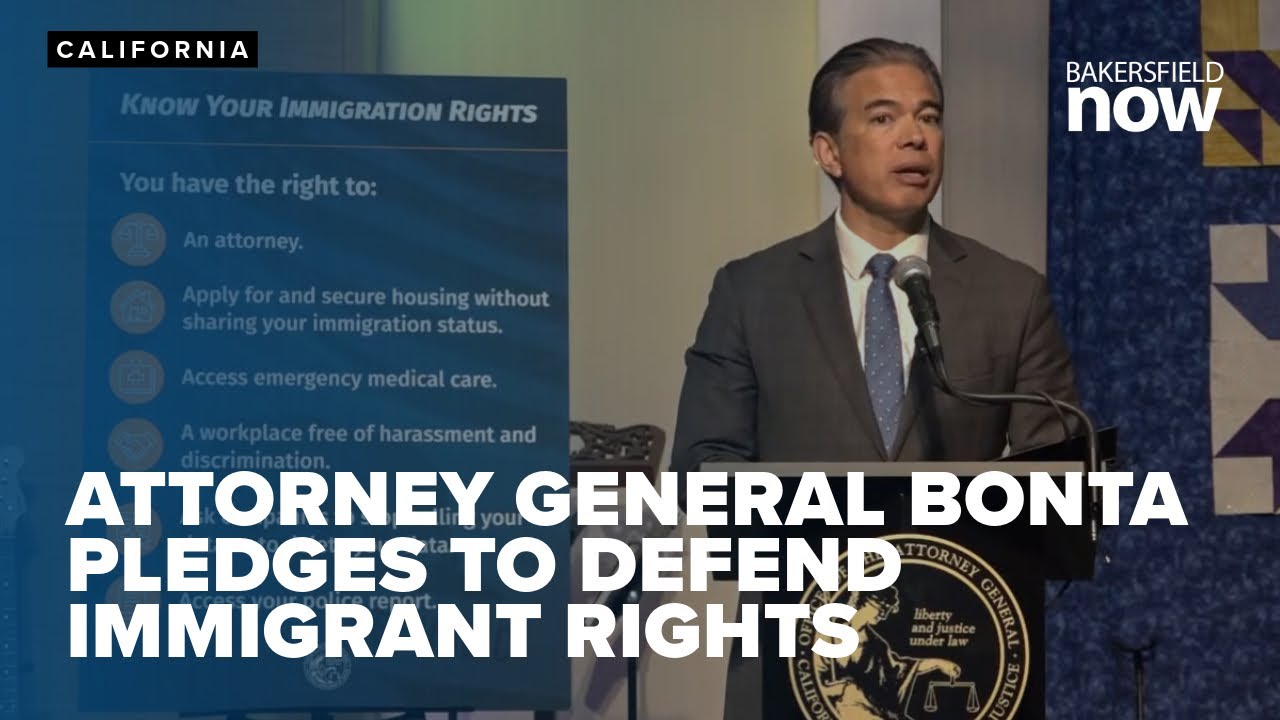 CA Attorney General Rob Bonta pledges to defend immigrant rights as CBP ...