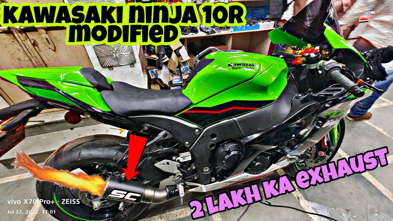 kawasaki ninja zx10r sc project exhaust | ninja zx10r ppf lamination ...