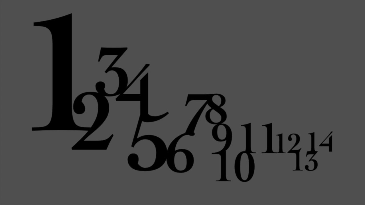 Number Sequence YouTube Number Sequence YouTube