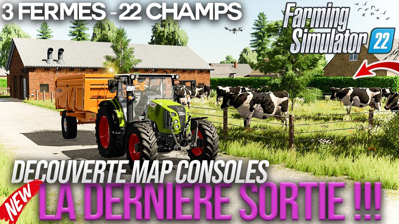On découvre la dernière Map sortie sur CONSOLES ! 😀 - Farming simulator ...