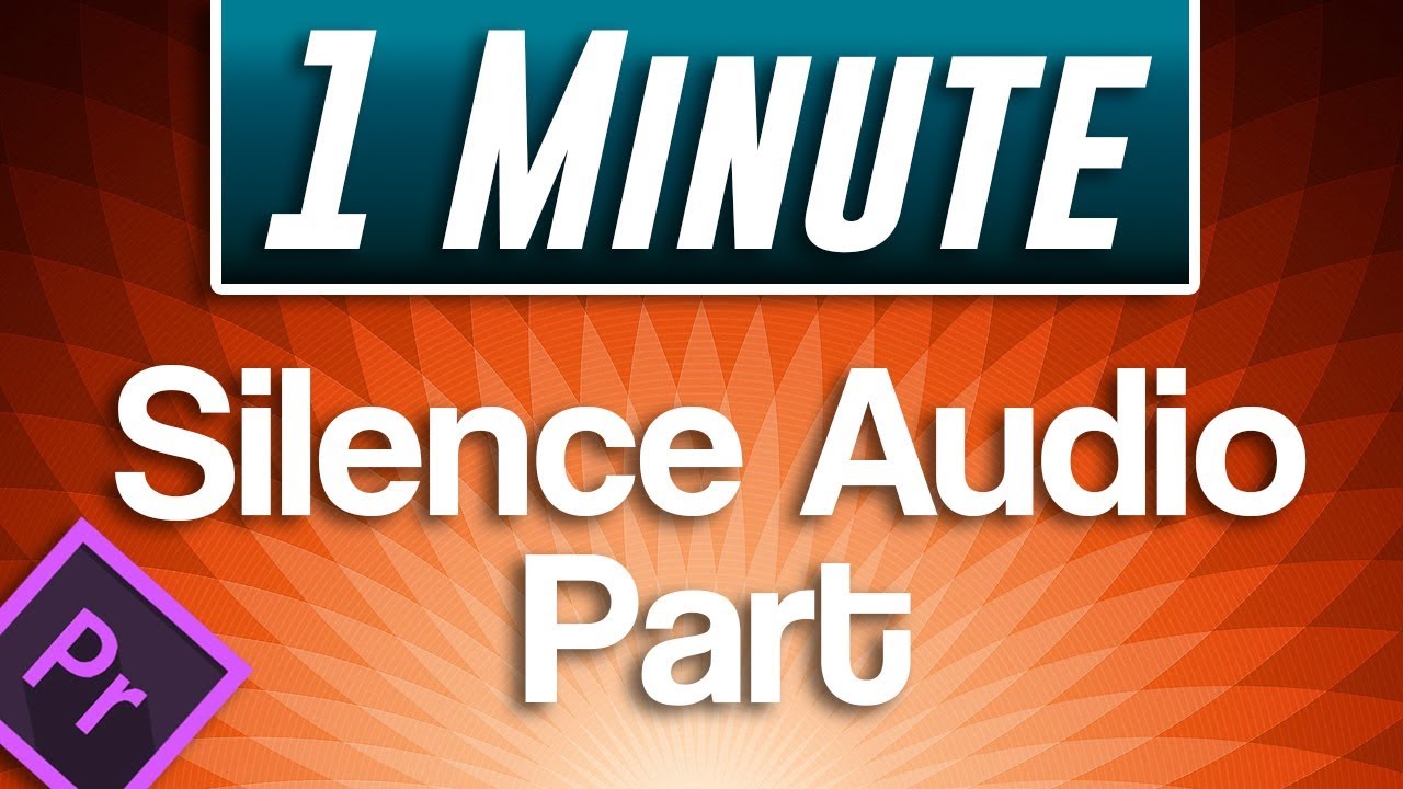 Premiere Pro CC : How To Silence Audio Part without Deleting (Mute ...