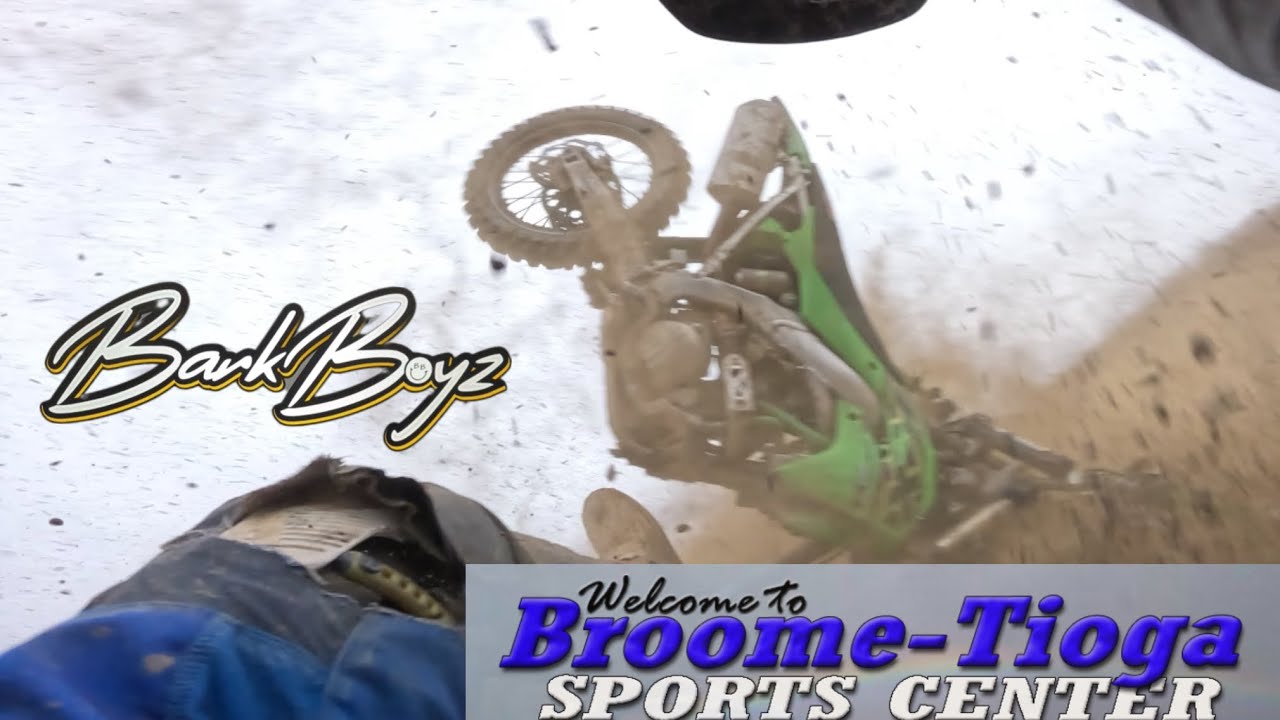 BIG CRASH! Ride day @ Broome Tioga Mx - YouTube
