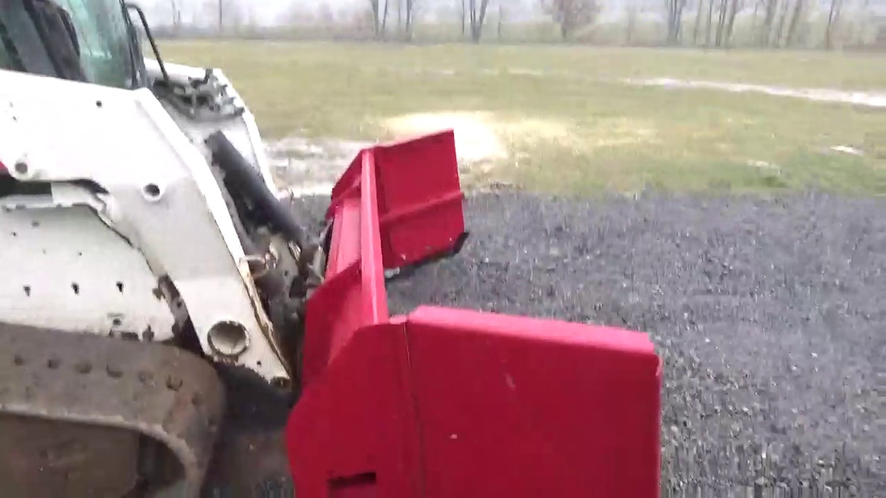 NEW 8' To 10' Adjustable Skid Steer Snow Pusher Box For Skid Steer ...
