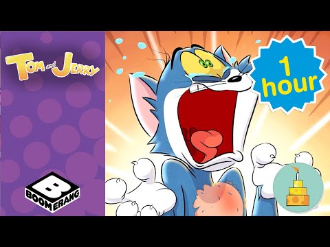 From Beach Rivals into Ice Cream Buddies | Tom & Jerry 1 hour Marathon | Boomerang UK