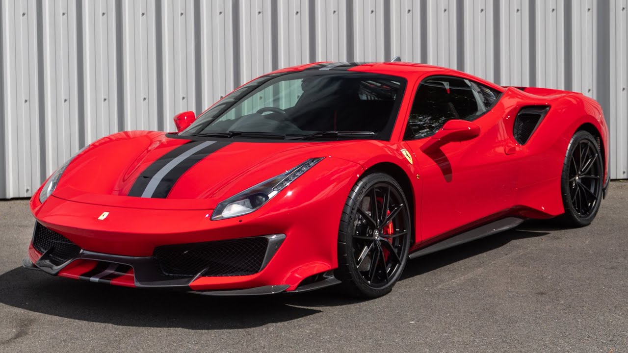 2018 Ferrari 488 Pista - Rosso Corsa - Walkaround & Interior | Romans ...