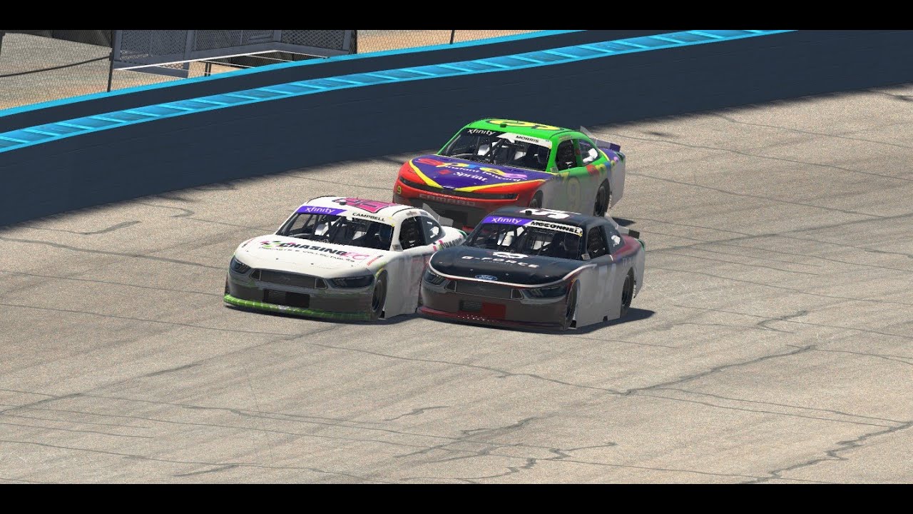 IRacing Xfinity Series Legacy Phoenix, Battling the Phoenix Sun - YouTube