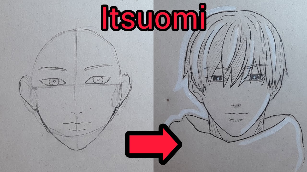 Anime Drawing|How to draw Itsuomi from A sign of Affection|Step by step ...