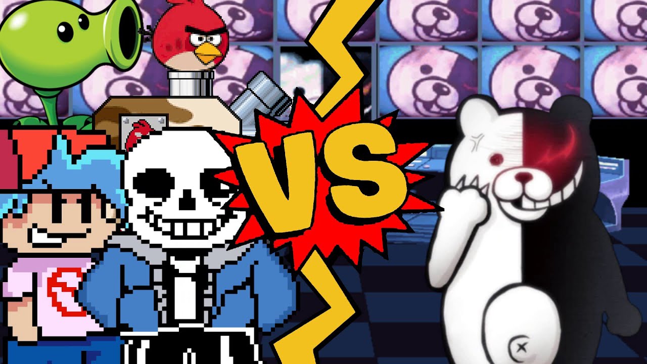 M.U.G.E.N. Battles | Boyfriend/Peashooter/Sans/Angry Birds Tank vs ...