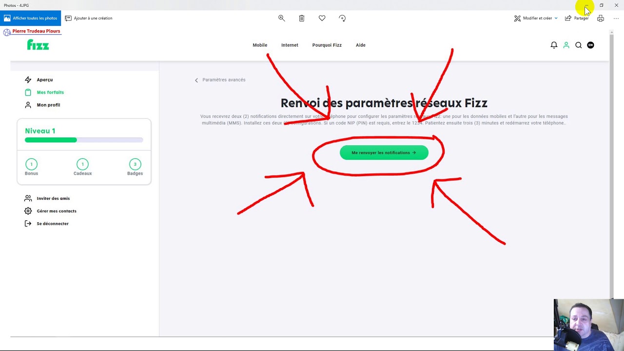 fizz carte SIM réseau cellulaire fréquence b4 - YouTube