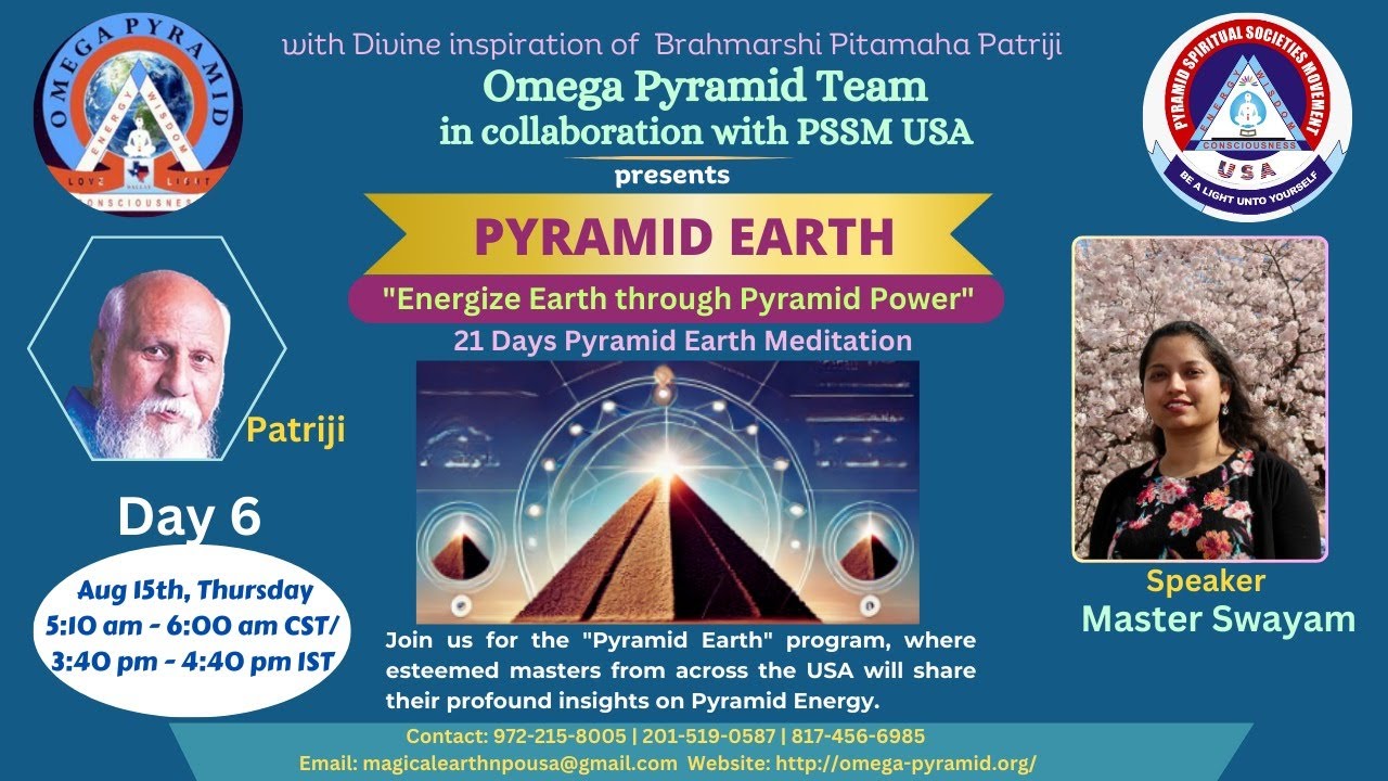 Pyramid Earth/ / Energize earth through Pyramid Power // Day-6 ...