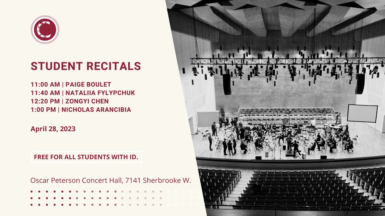 Student Recitals - YouTube