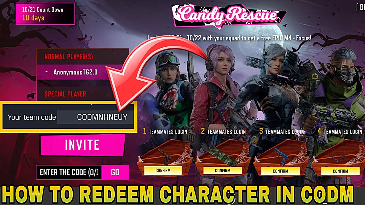 *NEW* How To Get FREE Character in CODM Candy Rescue Event | How To ...