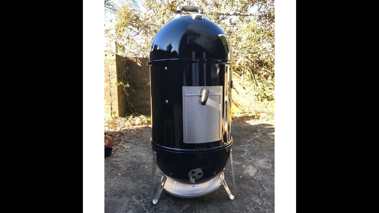Weber Smokey Mountain Cooker Smoker Assembly - YouTube