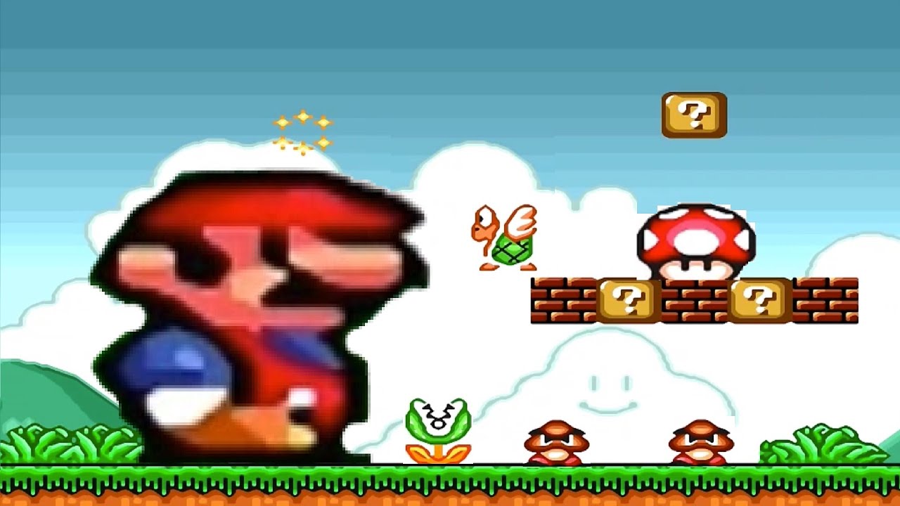 Super Mario All Stars HD: Super Mario Bros 1: GOD MODE - YouTube