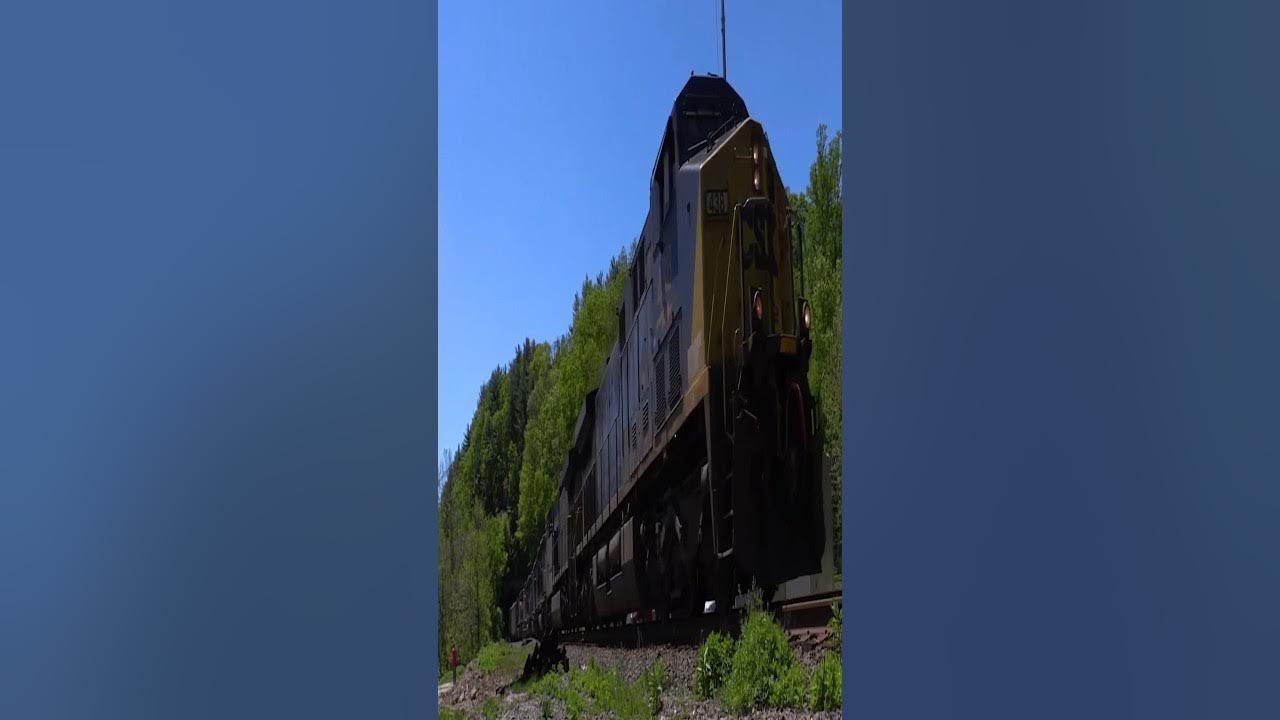 7 Locomotive Lash-Up With A CN In The Mix - YouTube
