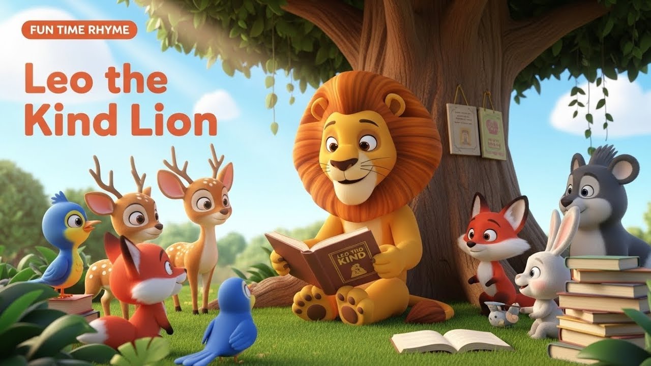 Leo the Kind Lion 🦁💛 | Heartwarming Kids Story About Kindness ...