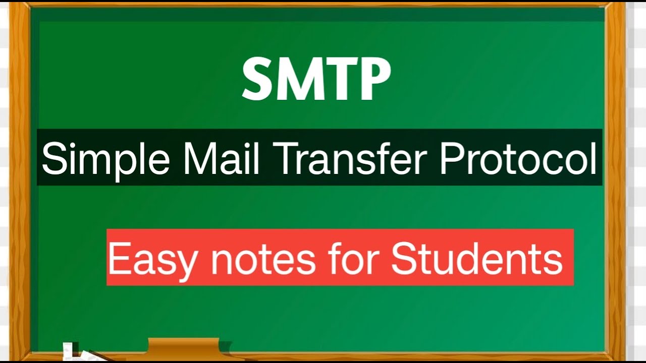 What is SMTP || Simple Mail Transfer Protocol - YouTube