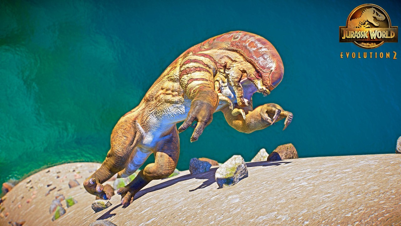 All Dinosaurs Ragdoll from Mountain Cliff in Jurassic World Evolution 2 ...