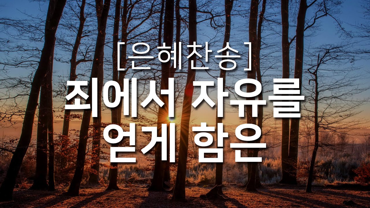 찬송가연속듣기 죄에서 자유를 얻게 함은주의 친절한 팔에 안기세 광고없는찬송가찬송가베스트찬송찬송가 연속 듣기은혜
