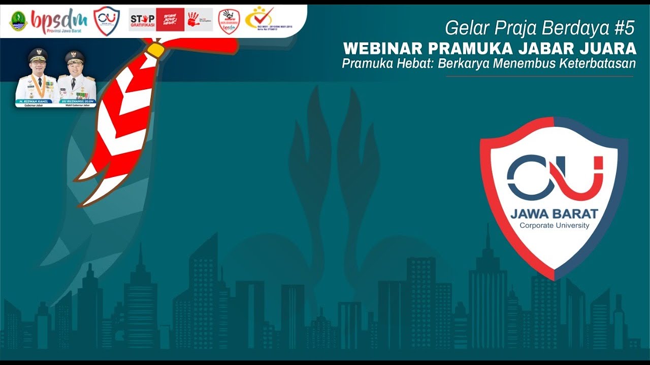 Webinar Pramuka Jabar Juara - YouTube