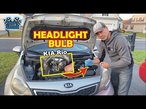 How To Replace Headlight Bulbs - Kia Rio (Andy’s Garage: Episode - 441 ...