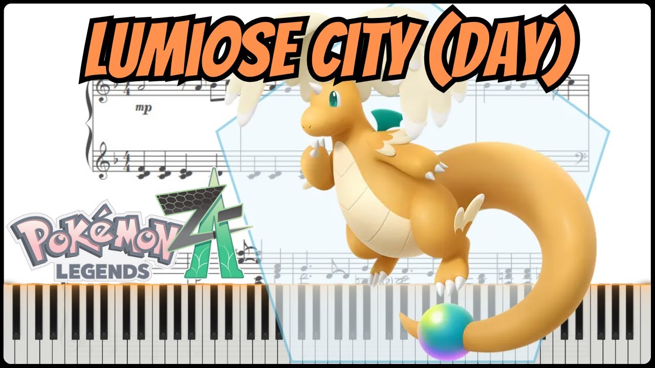 🎹 Pokémon Legends: Z-A - Lumiose City (Day) (Jazzy Piano Arrangement ...