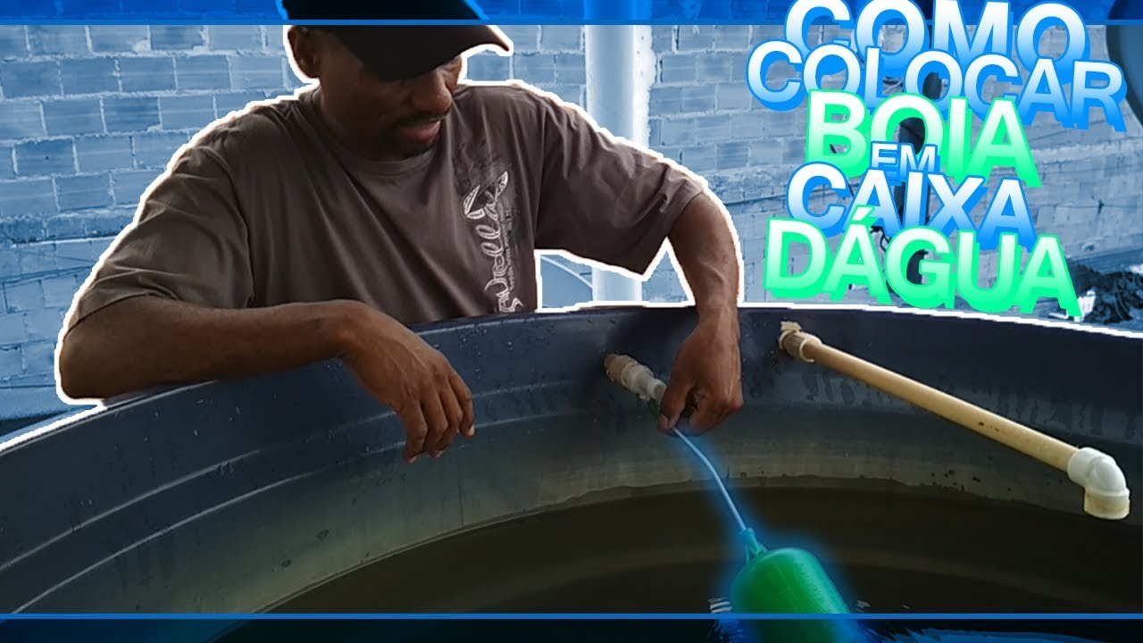 como colocar Boia em Caixa d'Água. - YouTube