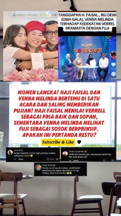 Haji Faisal & Venna Melinda Saling Puji! Verrell & Fuji Cocok? - YouTube