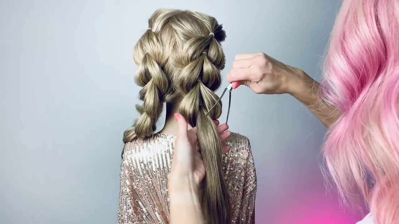 Pull through braid demo - YouTube