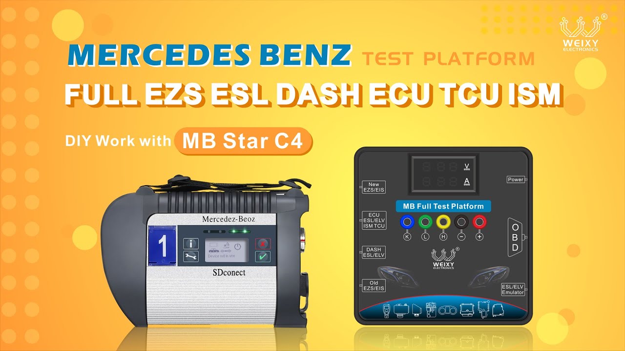 Use Full MB Test Platform DIY Function & MB Star C4 to Diagnosis ...
