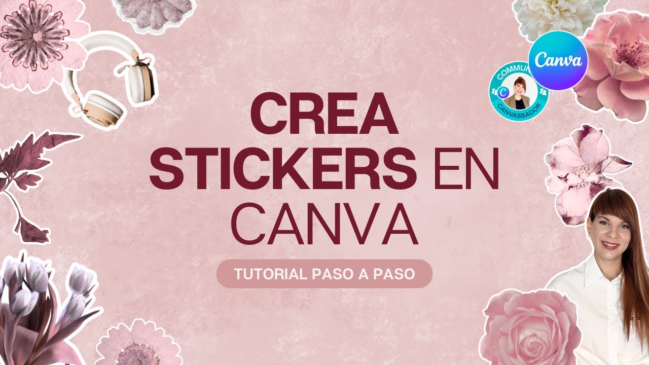 Cómo crear stickers en Canva paso a paso - YouTube