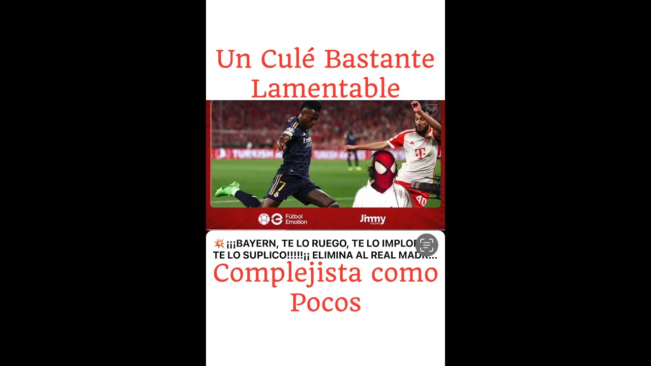 BARCELONISMO COMPLEJISTA, LLORANDO por las VICTORIAS del MADRID SPIDER ...