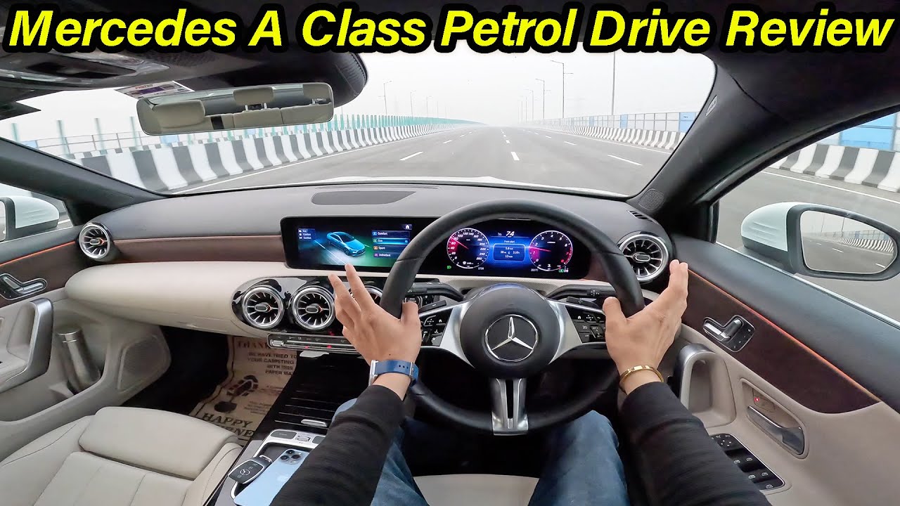 Mercedes Benz A Class Petrol Drive Review l Aayush ssm - YouTube