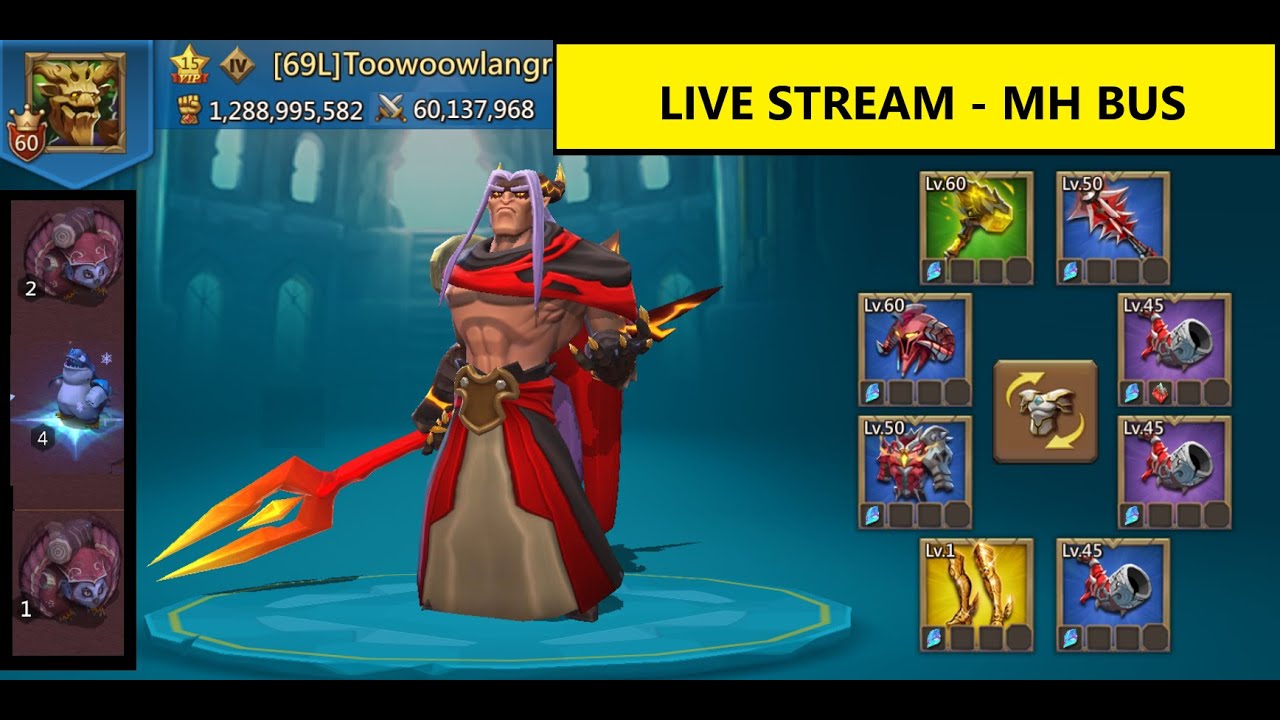 Lords Mobile - MONSTER HUNT BUS - Hootclaw & Artic Flipper & Mirage ...