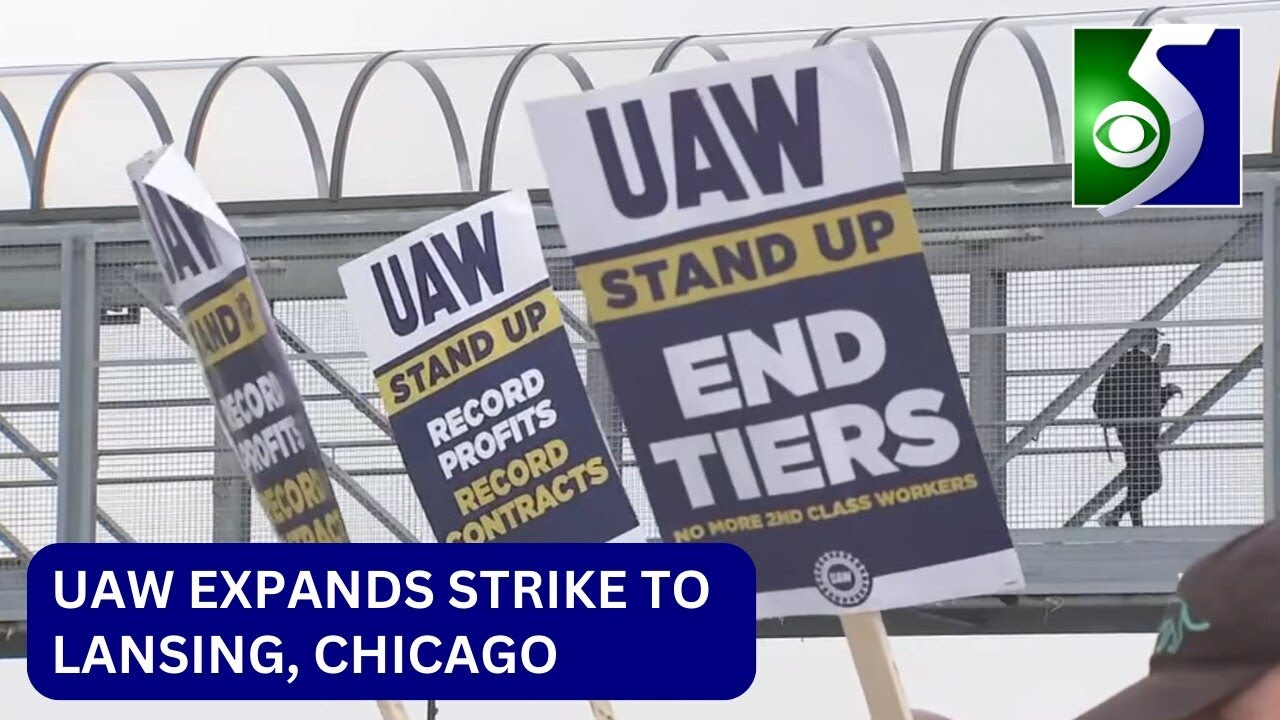UAW strike expands; 25K workers now on strike - YouTube
