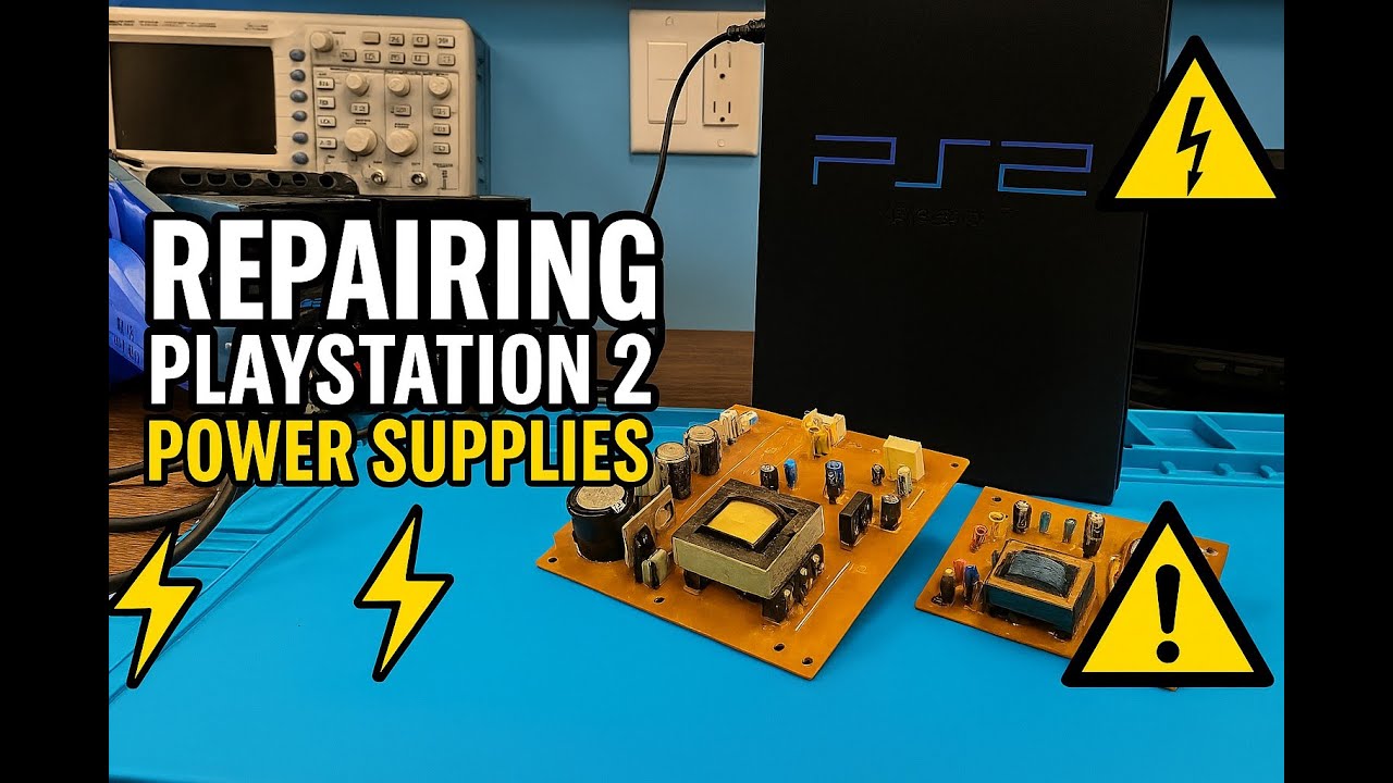 Fixing 3 PS2 Power Supplies + Bonus Repair from the Shelf! - YouTube