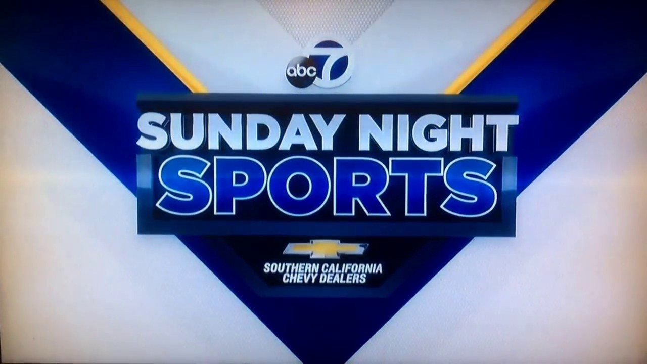 KABC ABC 7 "Sunday Night Sports" open September 3, 2017 - YouTube