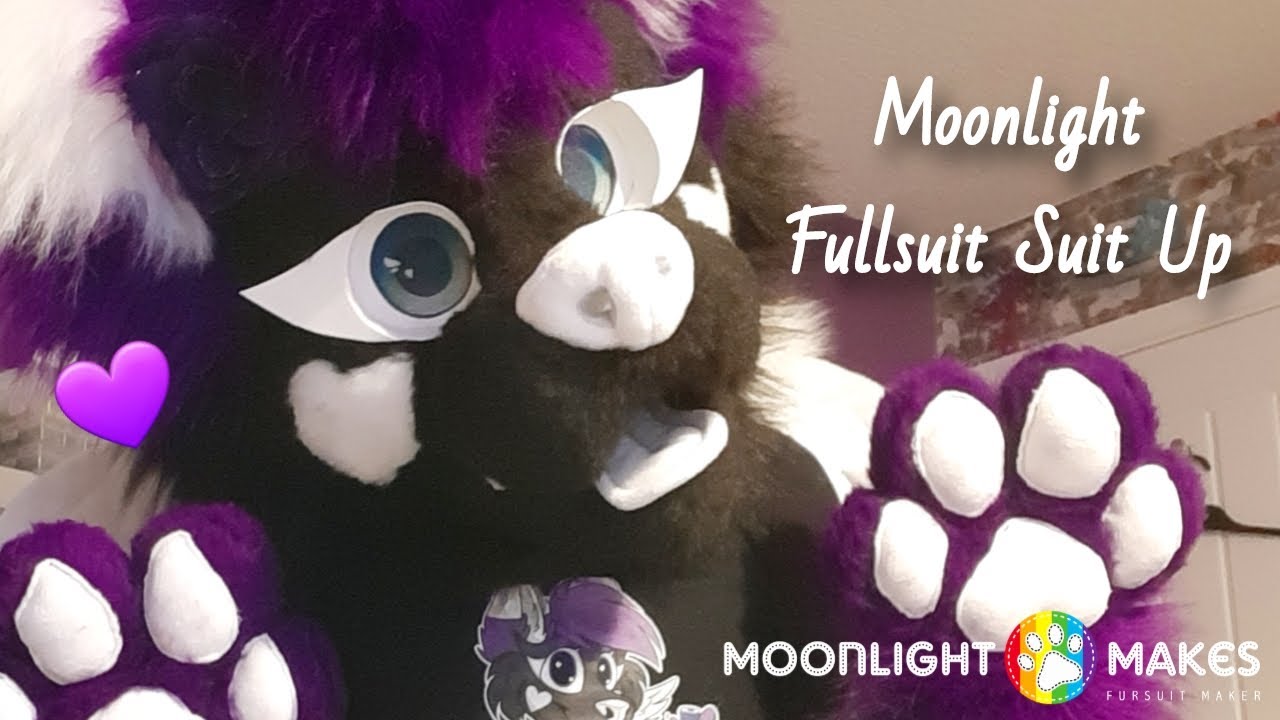 Moonlights Full Fursuit Suit Up Video - Moonlight_The_Furry - YouTube