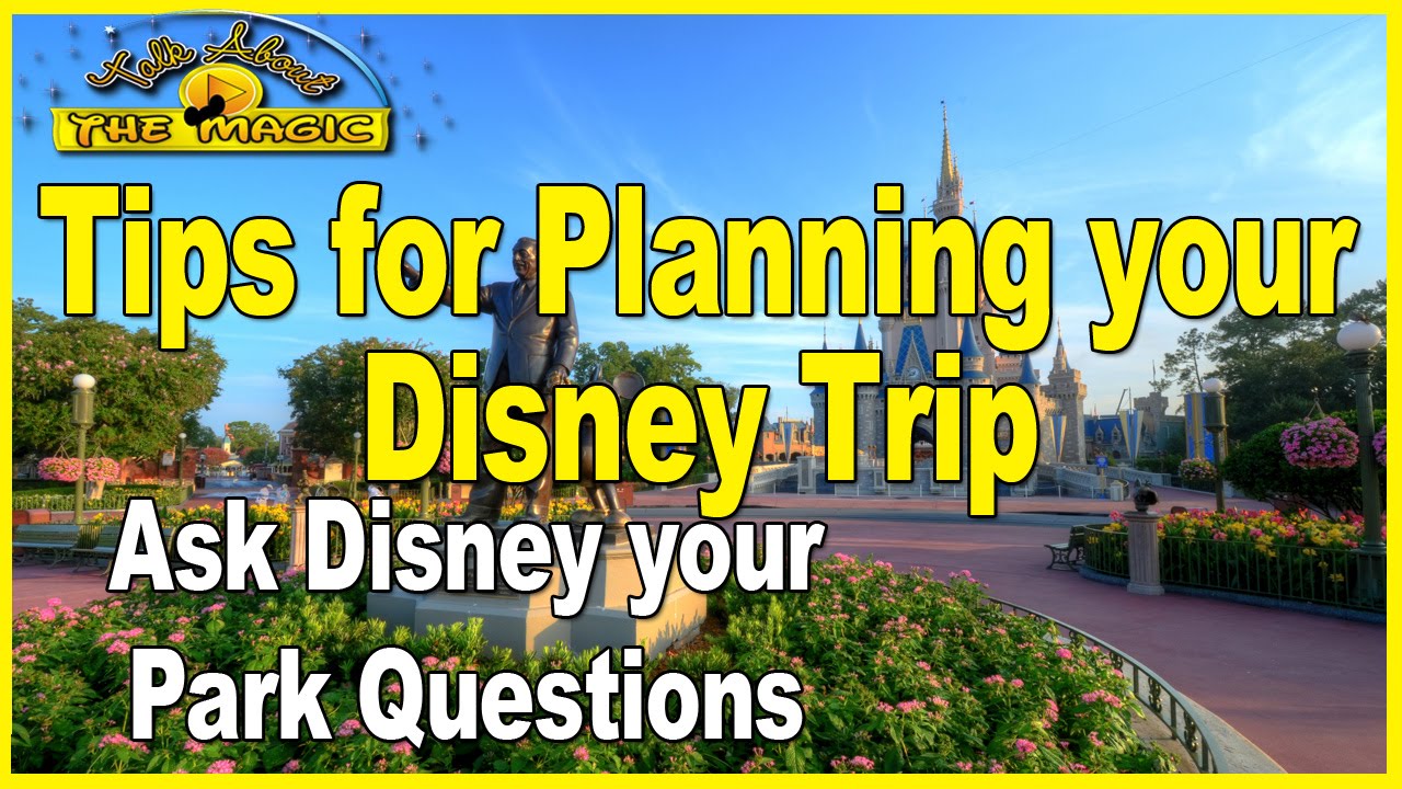 Ask Disney A Question | Tips for a Disney Vacation | Disney World - YouTube