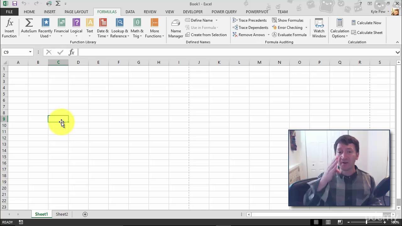 Understanding the Structure of an Excel Workbook - YouTube