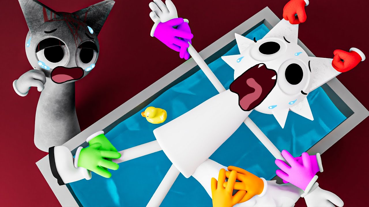 Wash the Cat Wenda!! | Wenda Turn into a Cat?! | Incredibox Sprunki ...