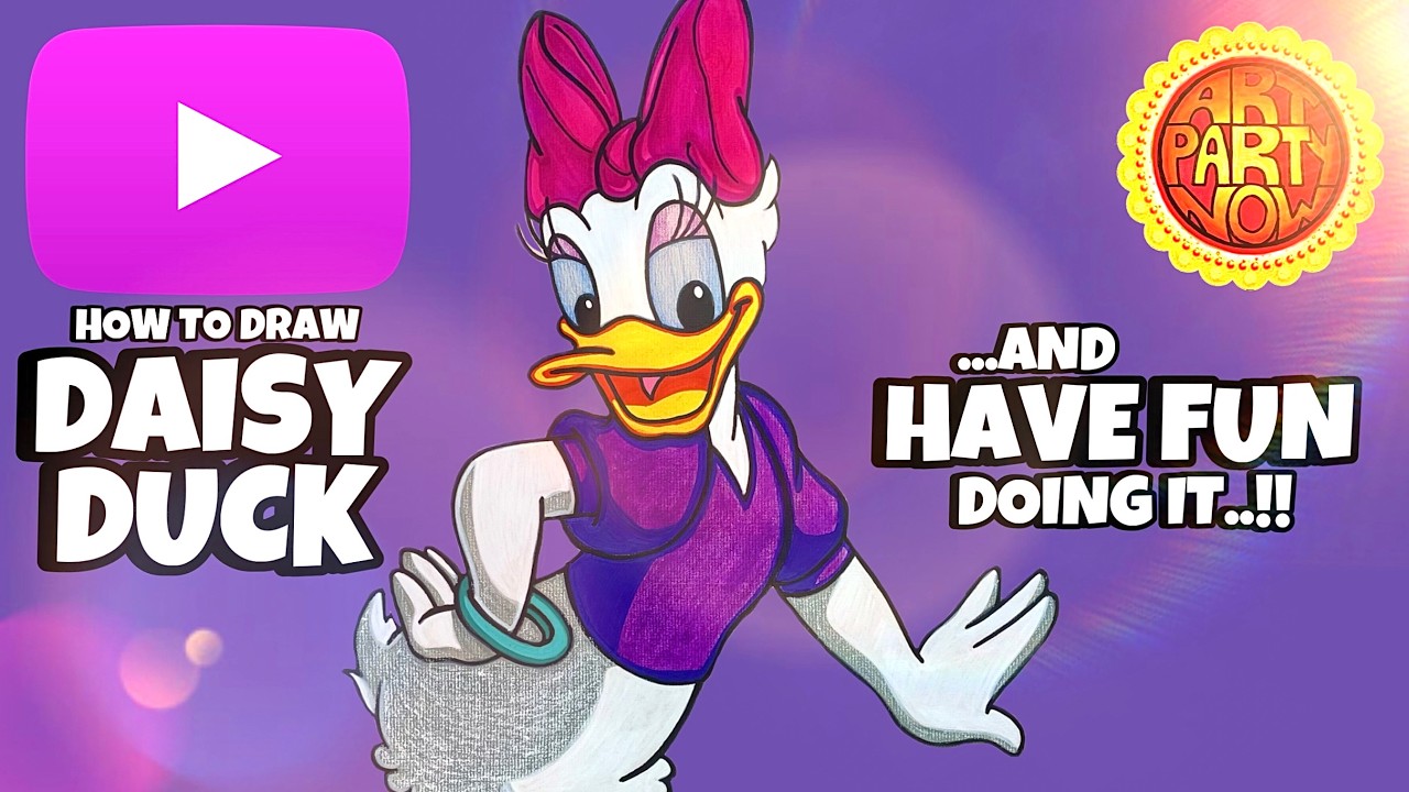 How To Draw Daisy Duck Like Walt Disney And Have Fun Doing It | APN ...