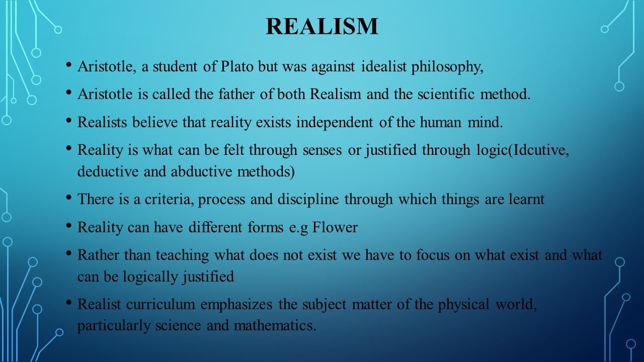 Realism - YouTube