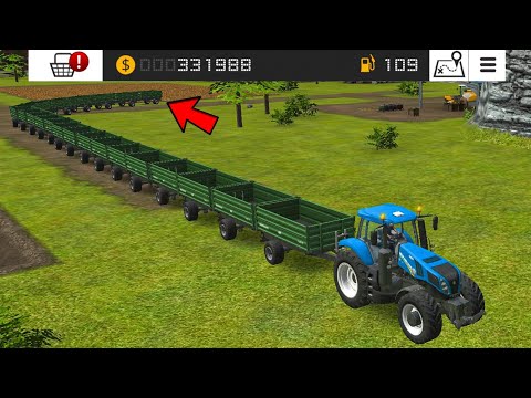 Making Long Trolley With Mini Trolley In Fs16 | Fs16 Multiplayer | Timelapse |